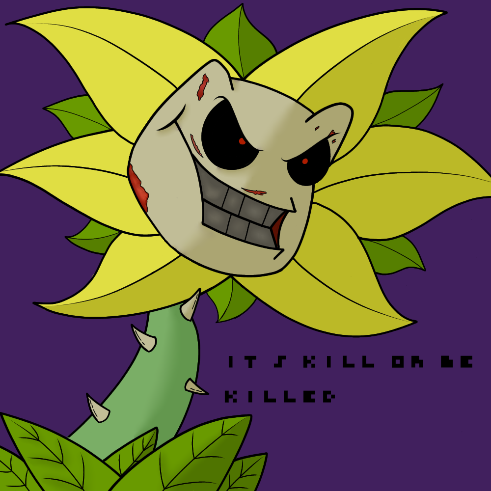 Flowey Undertale Fan Art - ibisPaint