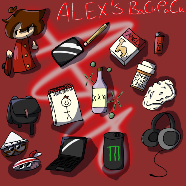 Alex's Backpack - ibisPaint