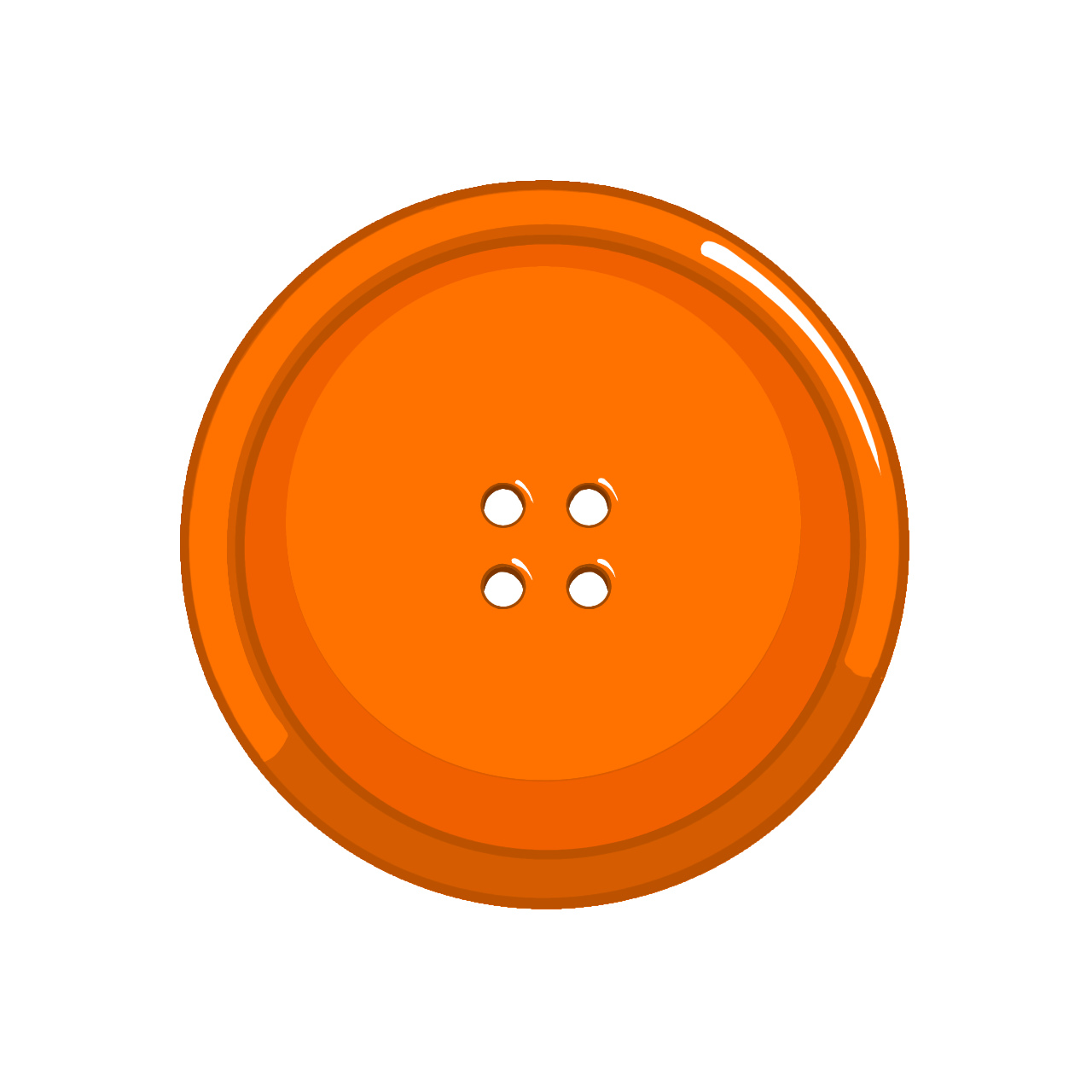Orange Button - ibisPaint