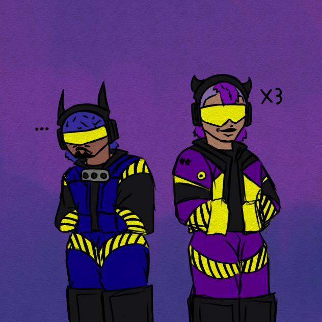 Twins holoforms - ibisPaint