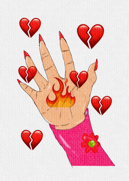 FIRE HAND 🔥 - ibisPaint