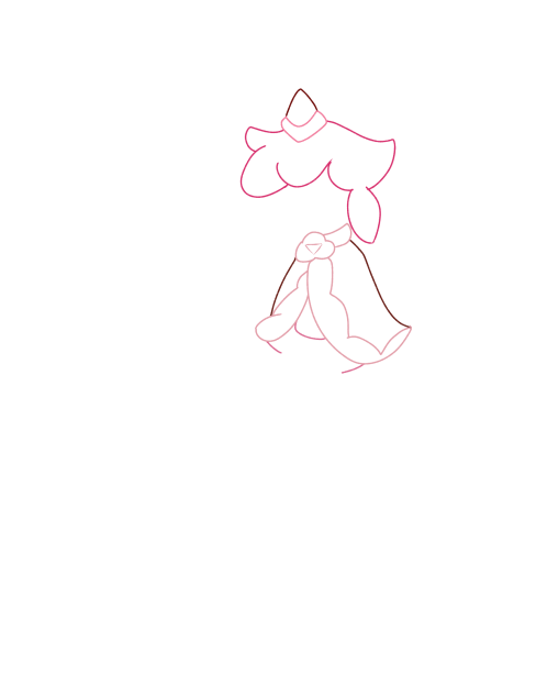 Strawberry Crepe Cookie - WIP - ibisPaint