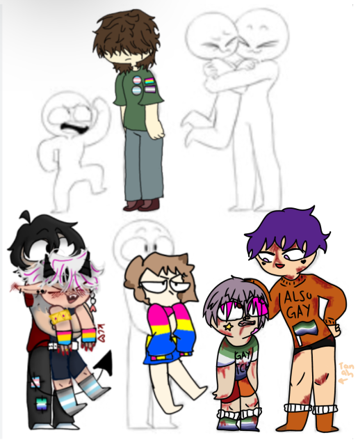 Pride collab! Warning gore ig - ibisPaint