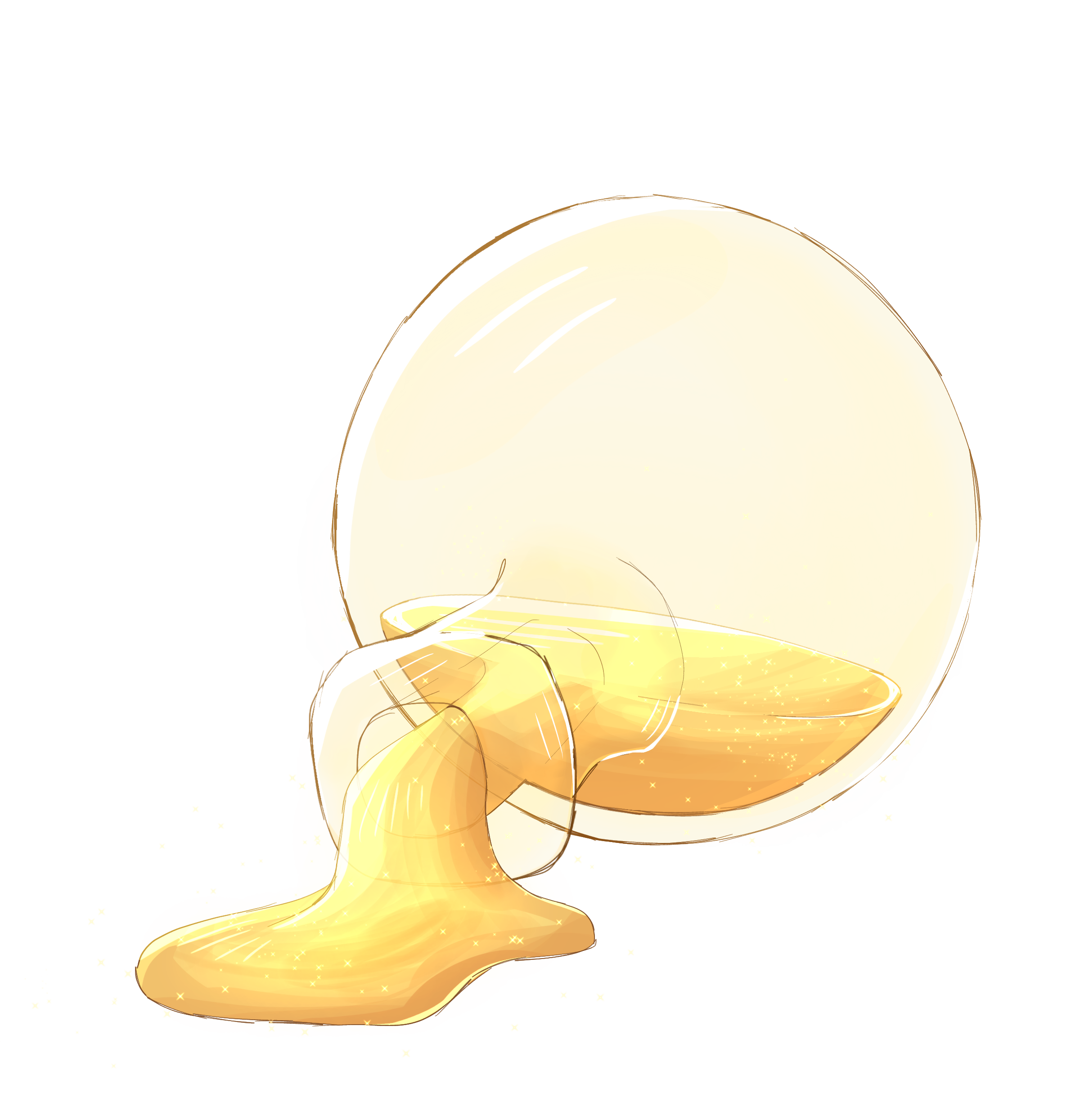 Spilled potion - ibisPaint