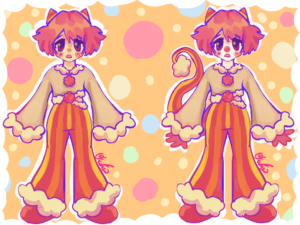 clown oc - ibisPaint