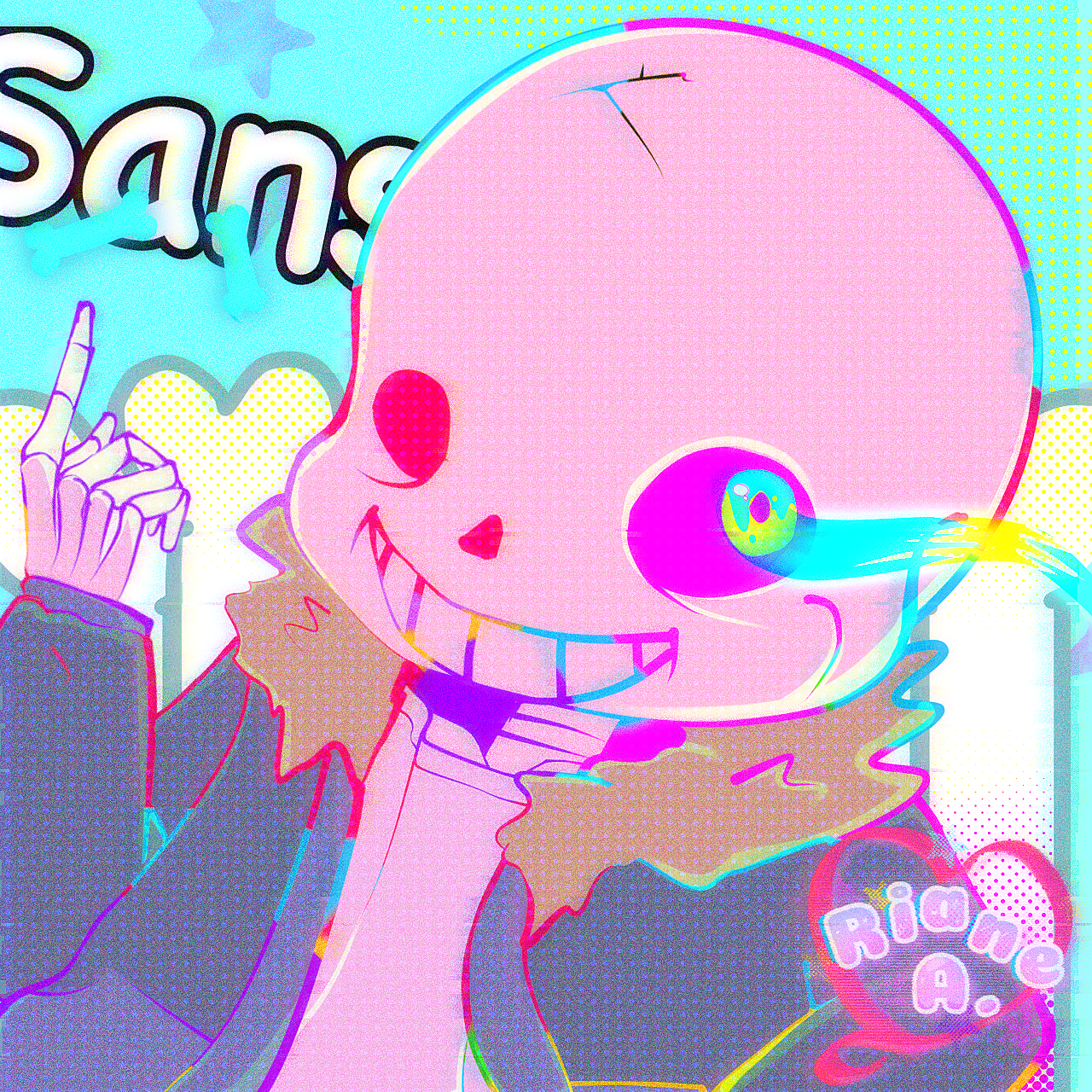 Holy moly Sans Undertale ver 2 - ibisPaint