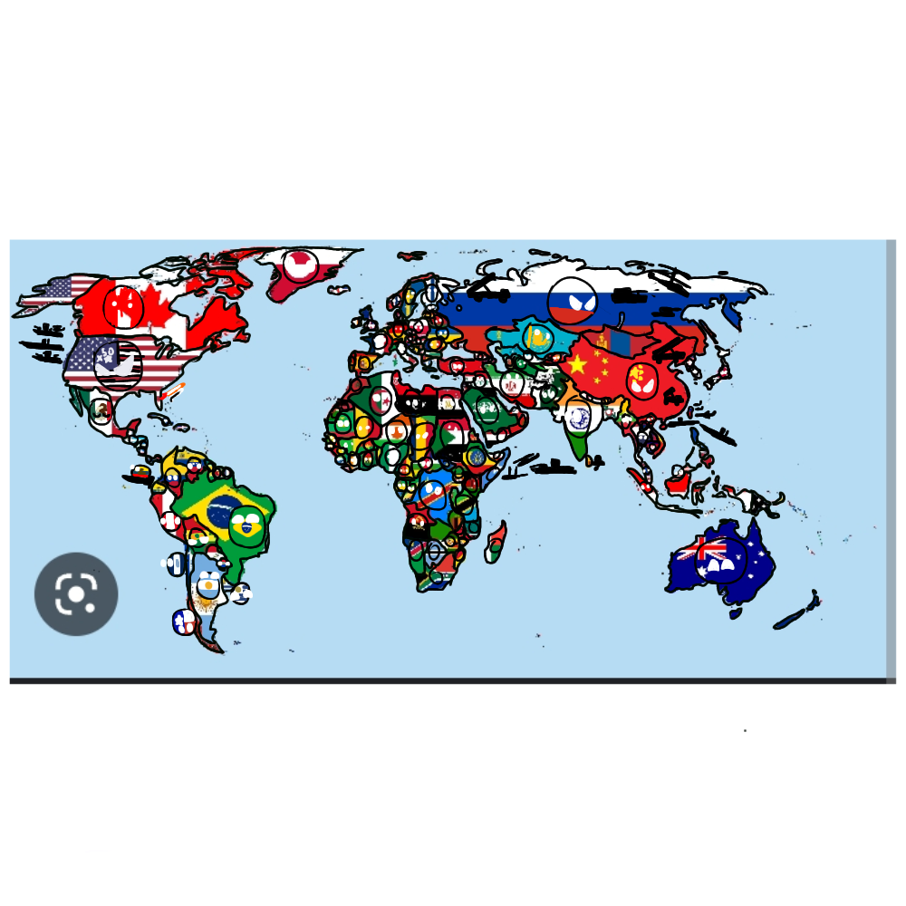 countryballs world map - ibisPaint