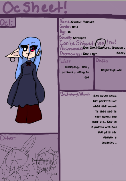 Character sheet!!! - ibisPaint