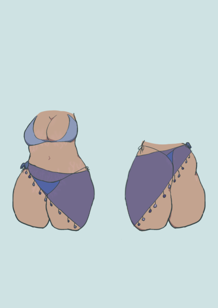Bikini-Scretch Marks - ibisPaint