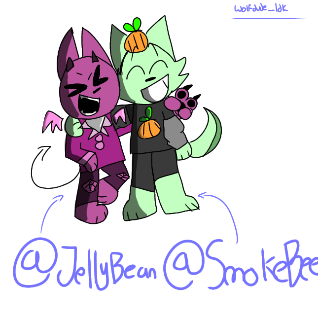 @Jellybean @SmokeBee (dog ver) - ibisPaint