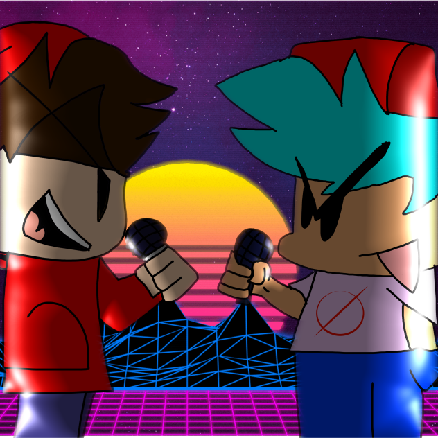 Jk playsYT fnf art - ibisPaint