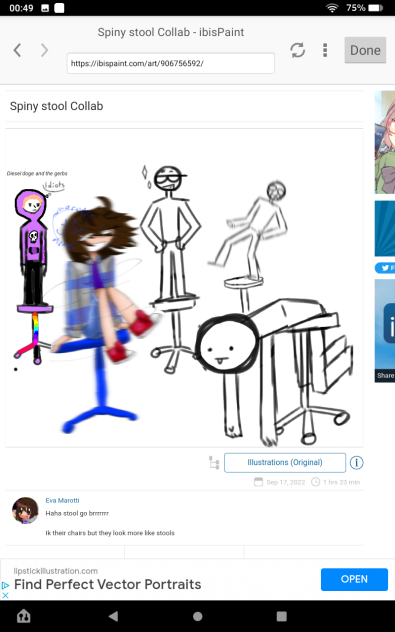 chair collab - ibisPaint