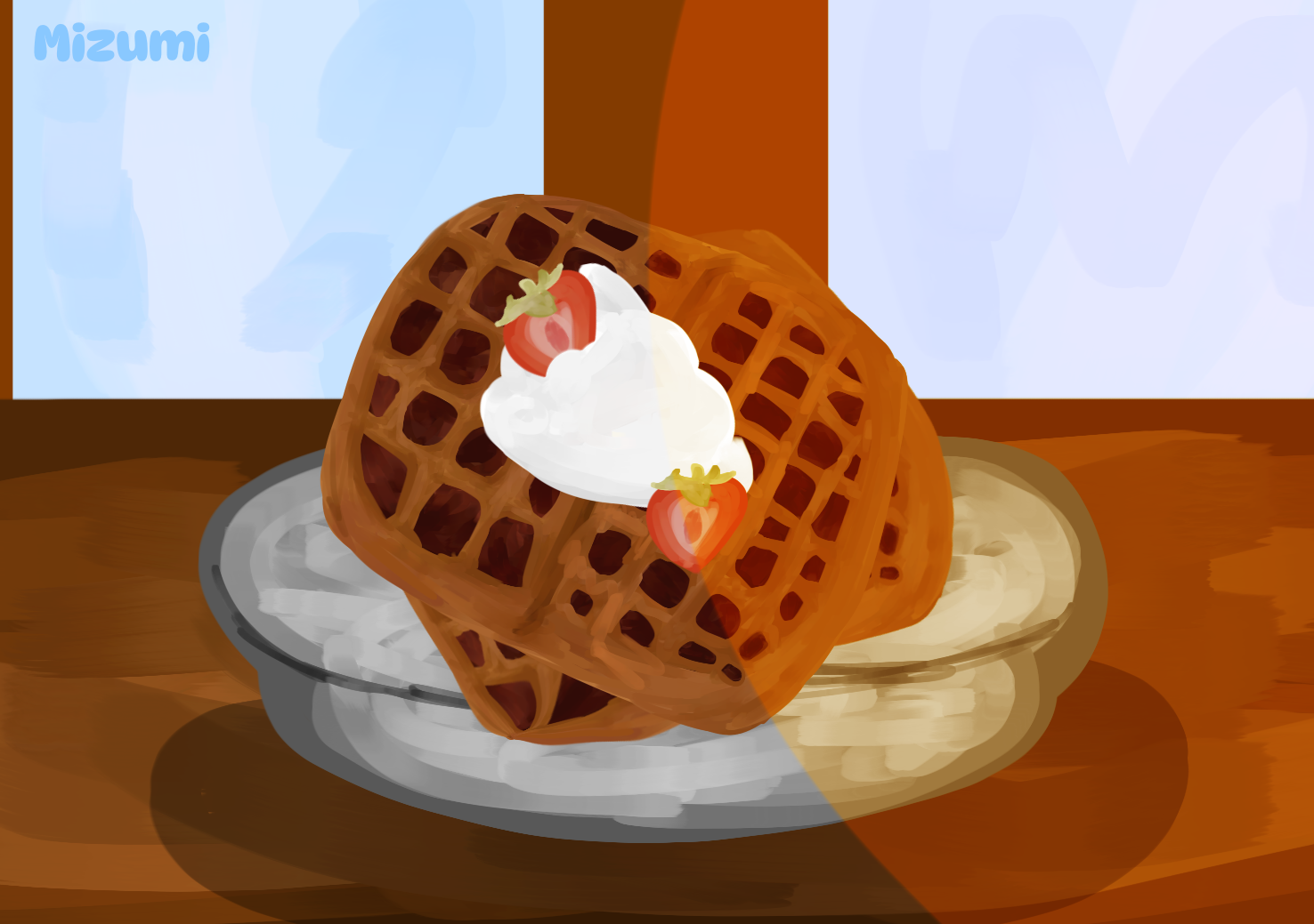 Waffle 🧇🍓 - ibisPaint