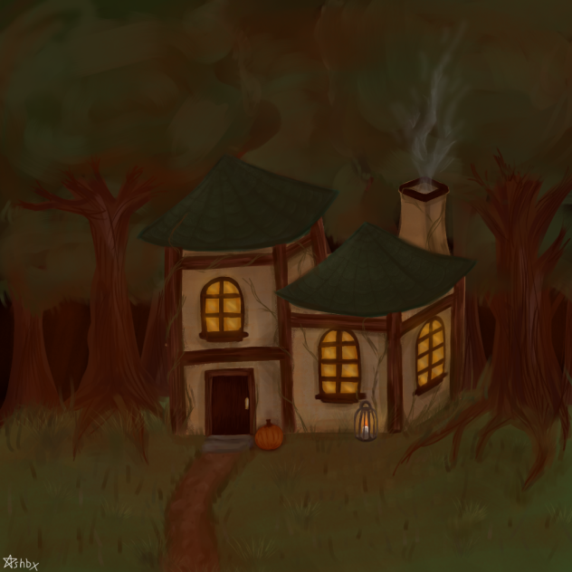 Spooky house - ibisPaint