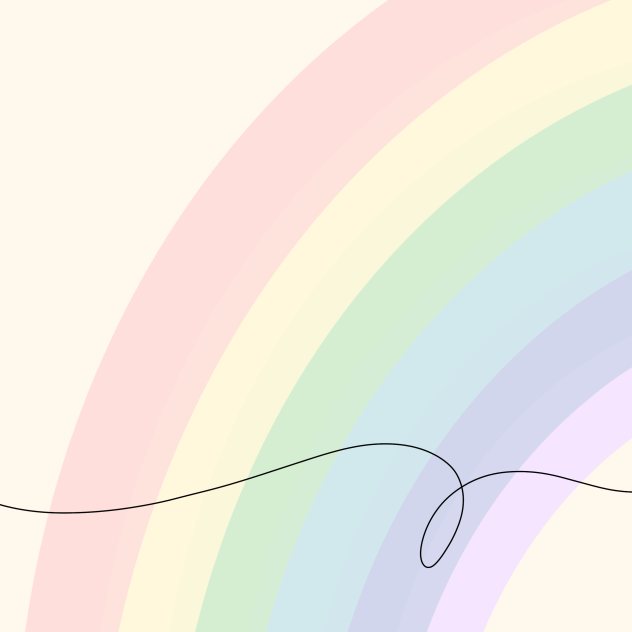 Rainbow background 2 - ibisPaint