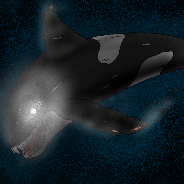 Killer Orca Mutated (with glowy eyes) - ibisPaint
