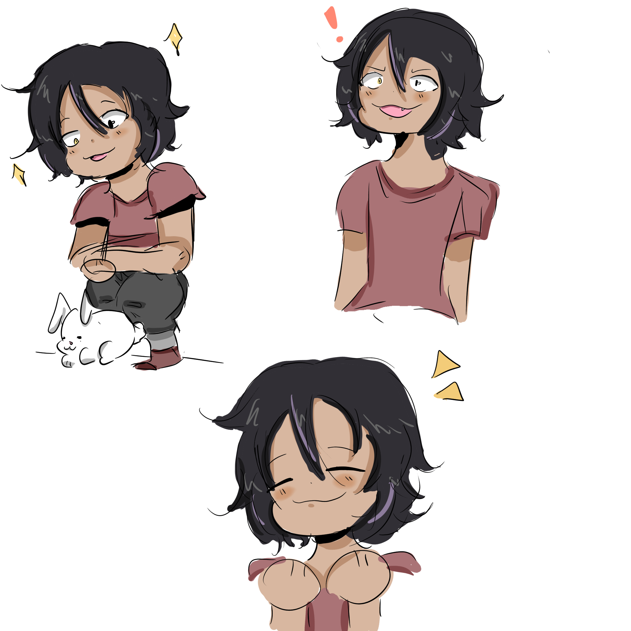 My Oc as a little bean! 🌸 - ibisPaint