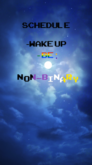 Non Binary pride BG on zedge♡ - ibisPaint