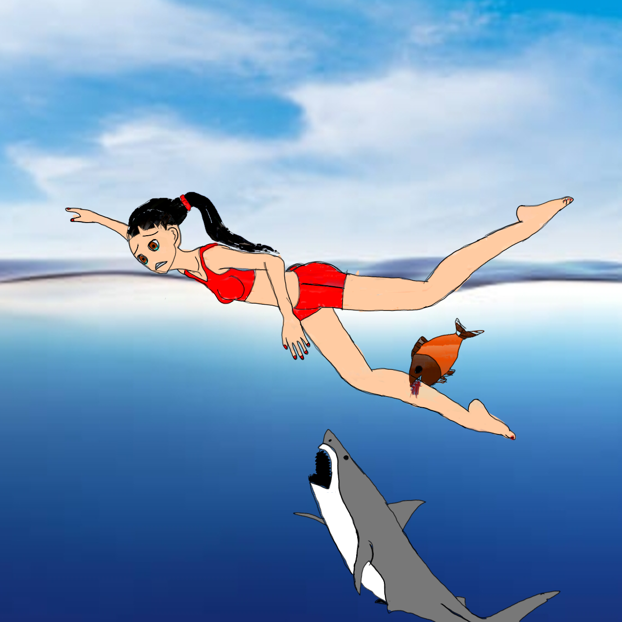 Shark Attack v5 - ibisPaint