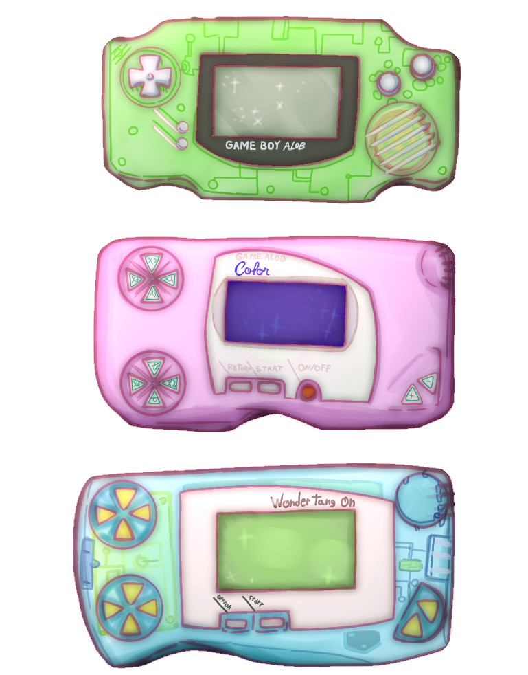 game boy retrô vintage - ibisPaint