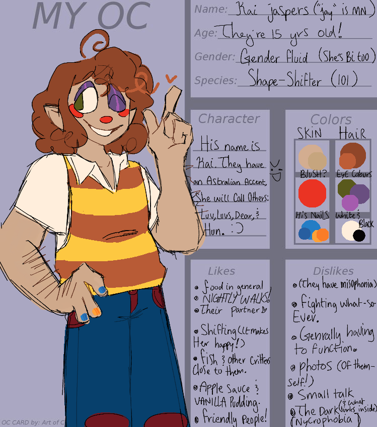 My oc Kai - ibisPaint