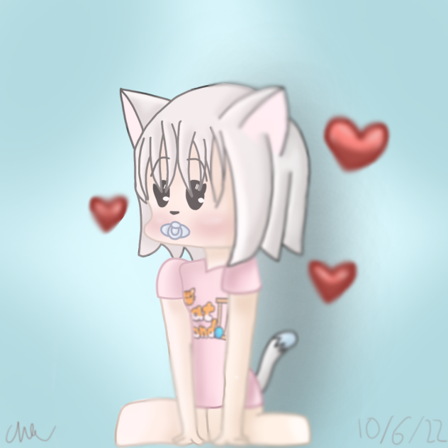 Turning cat condo 2 cats into human day1 - ibisPaint