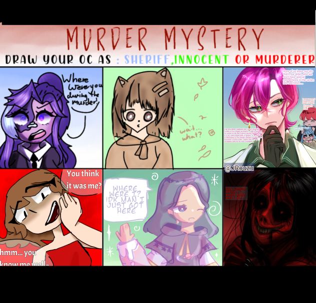 murder mystery collab - ibisPaint