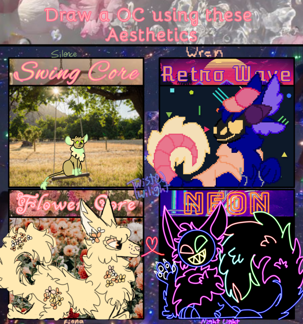 Aesthetic design challenge - ibisPaint