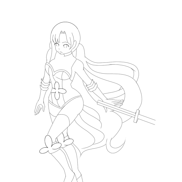 Sword Girl Selestia - ibisPaint