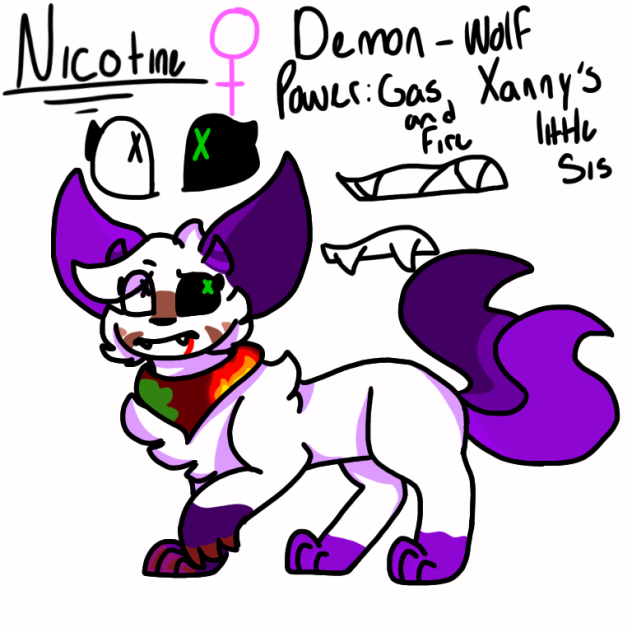 Finally have an OC named Nicotine! - ibisPaint
