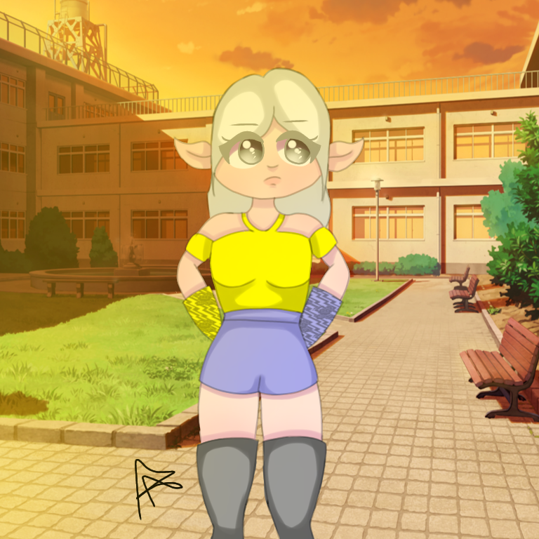 mi hermosa elfa - ibisPaint