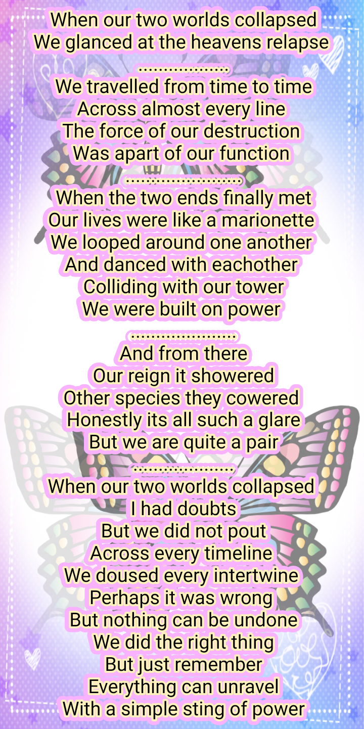 A poem 18 (our two worlds) - ibisPaint