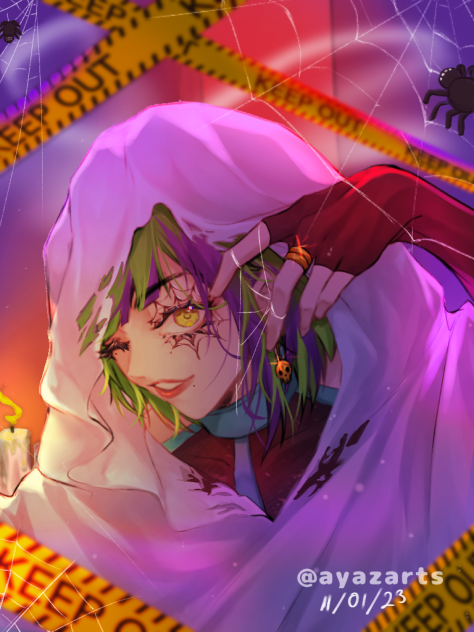 MY GHOST SPIDER WITCH - ibisPaint