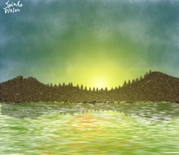 Outro nascer do sol - ibisPaint