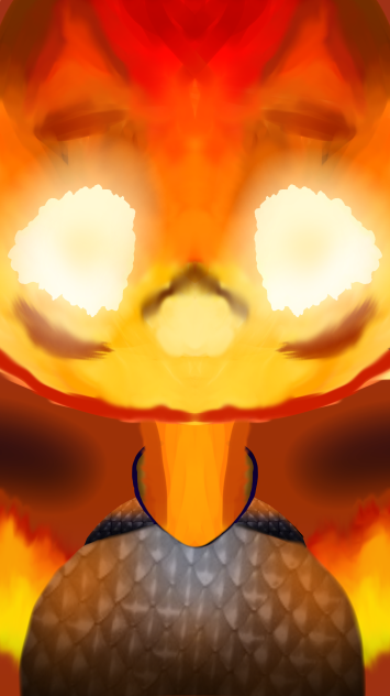 Elemental fanart. Ember - ibisPaint