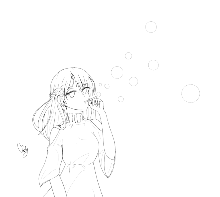 Bubbles - ibisPaint