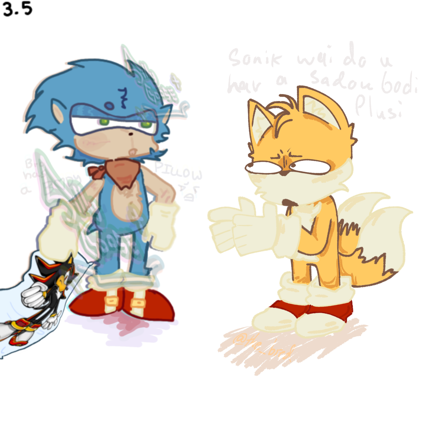 ayo, sonic, what is that - ibisPaint