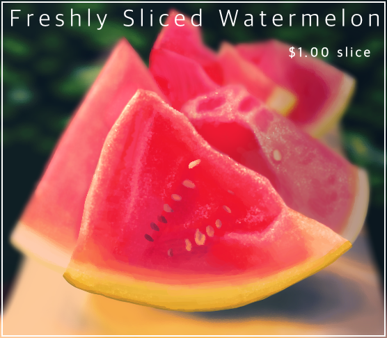 Watermelon Poster - ibisPaint