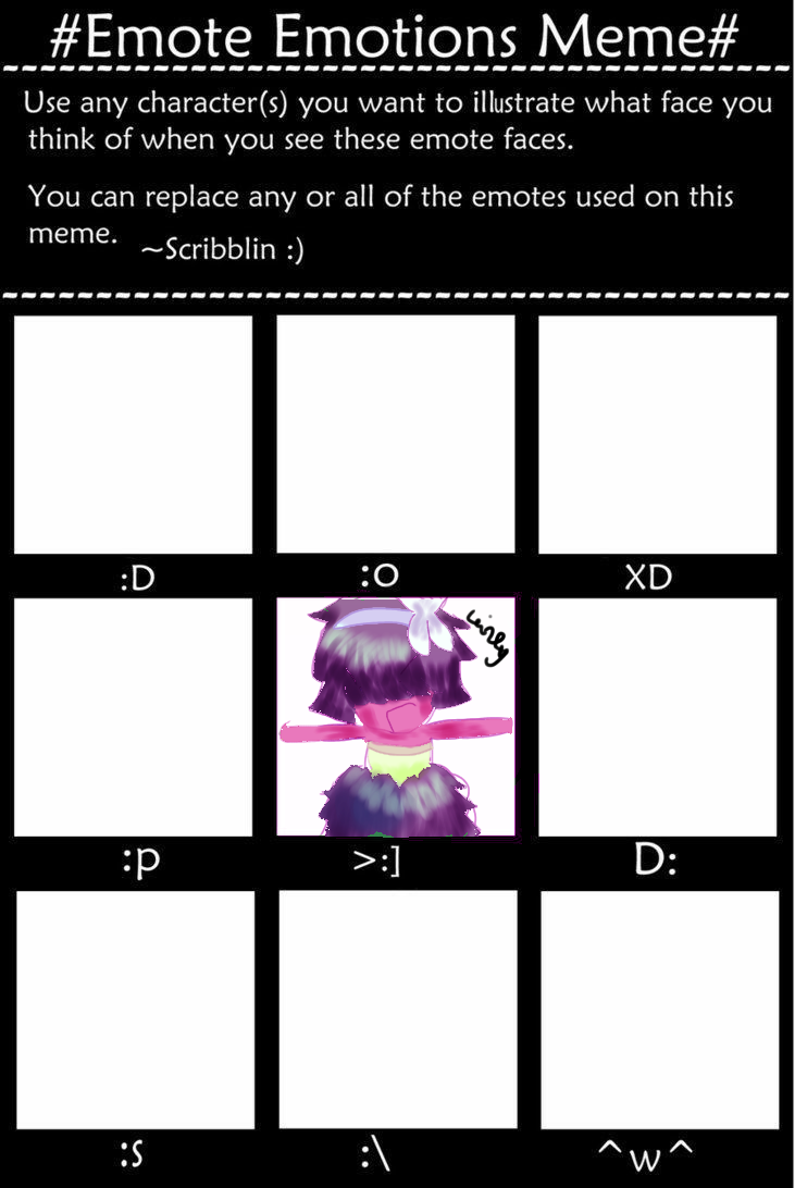 Emoticon Emotions Meme - ibisPaint