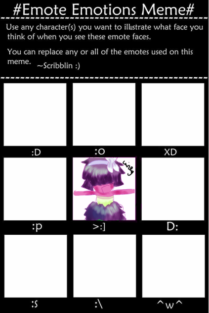 Emoticon Emotions Meme - ibisPaint