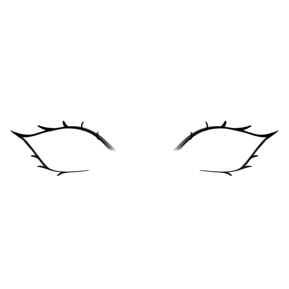 Sharp eyelashes - ibisPaint