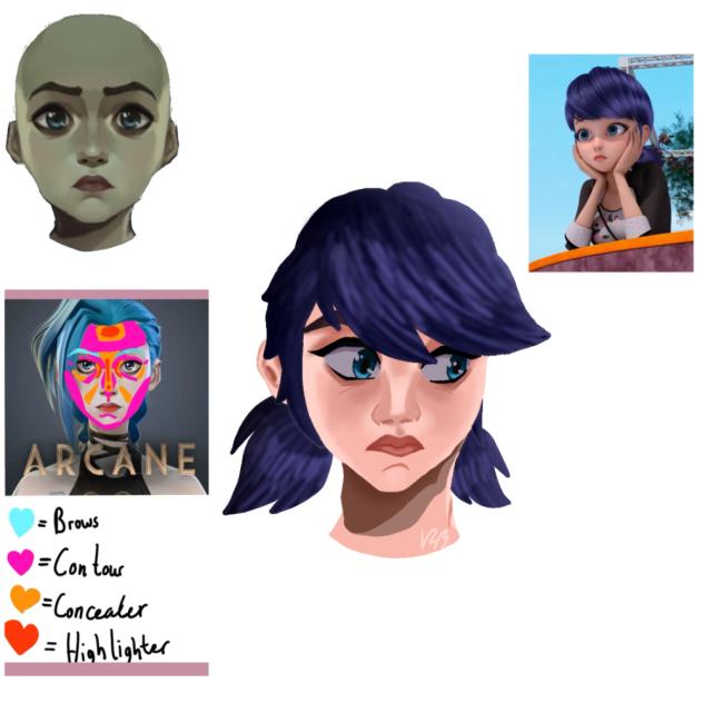 Miraculous in Arcane style - ibisPaint