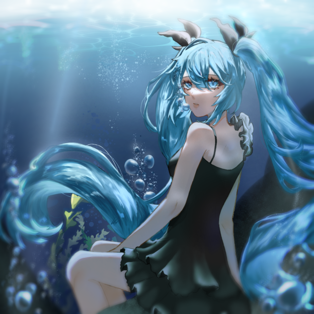 deep sea girl mikuuu - ibisPaint