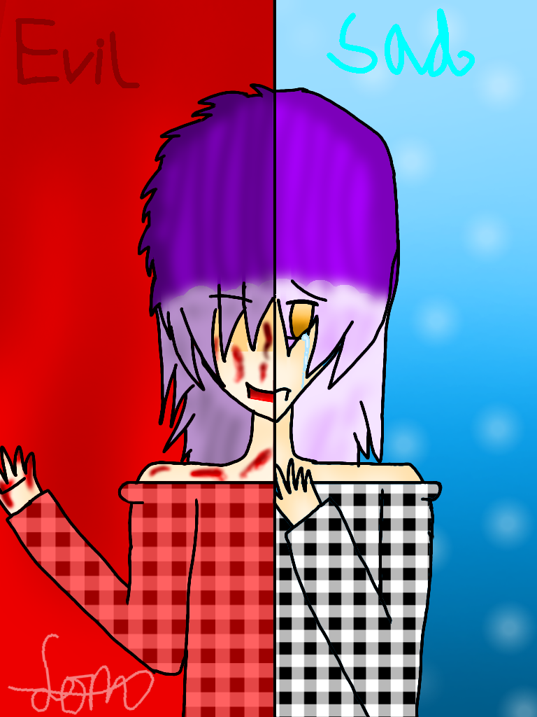 Evil Or Sad - ibisPaint