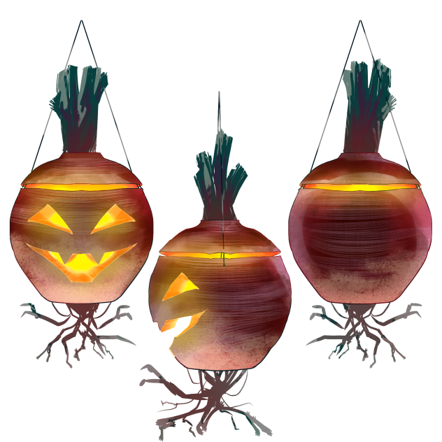 Hanging Turnip Lantern - ibisPaint