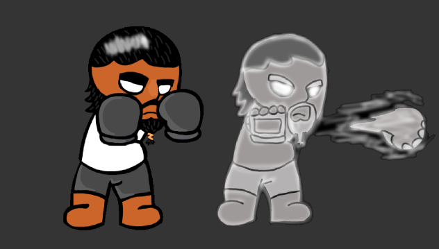 my step dad as matt in (boxing fight) - ibisPaint