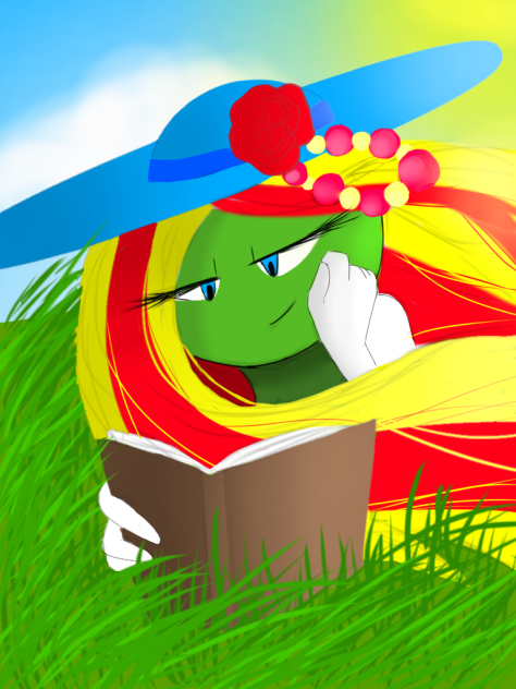 Reading a Book - ibisPaint