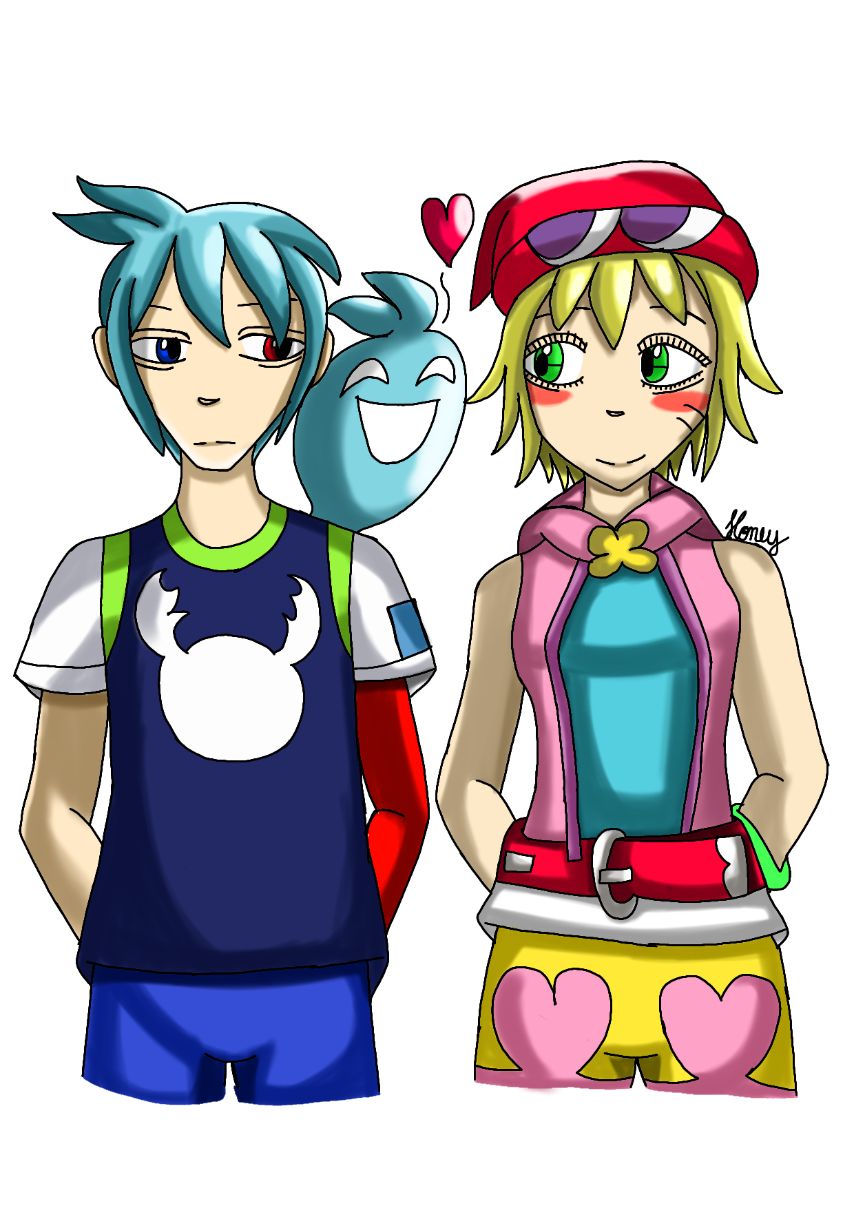 Amitie and Sig 💙💖 (Puyo Puyo) - ibisPaint