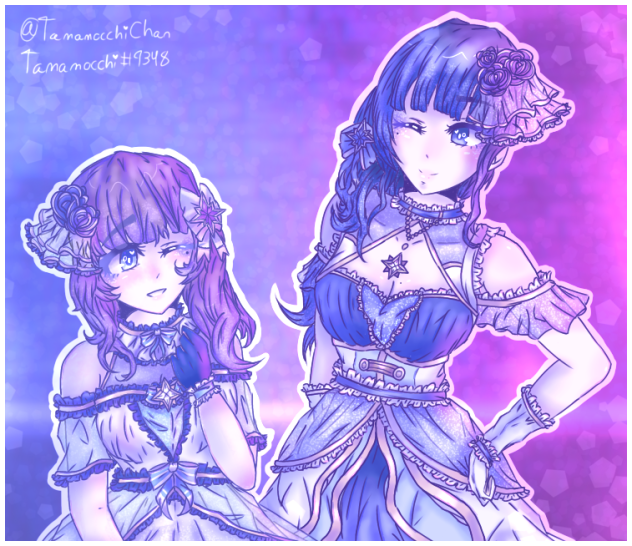 mafia eun and mely - ibisPaint