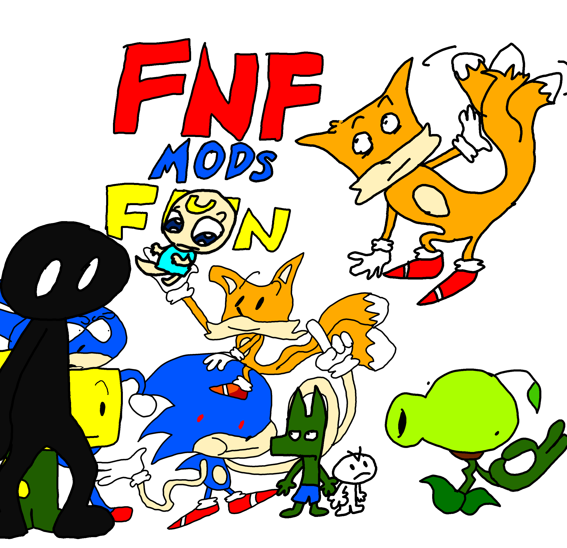 fnf mods fun - ibisPaint